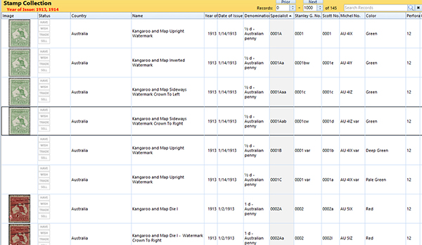 Working with Machin stamps