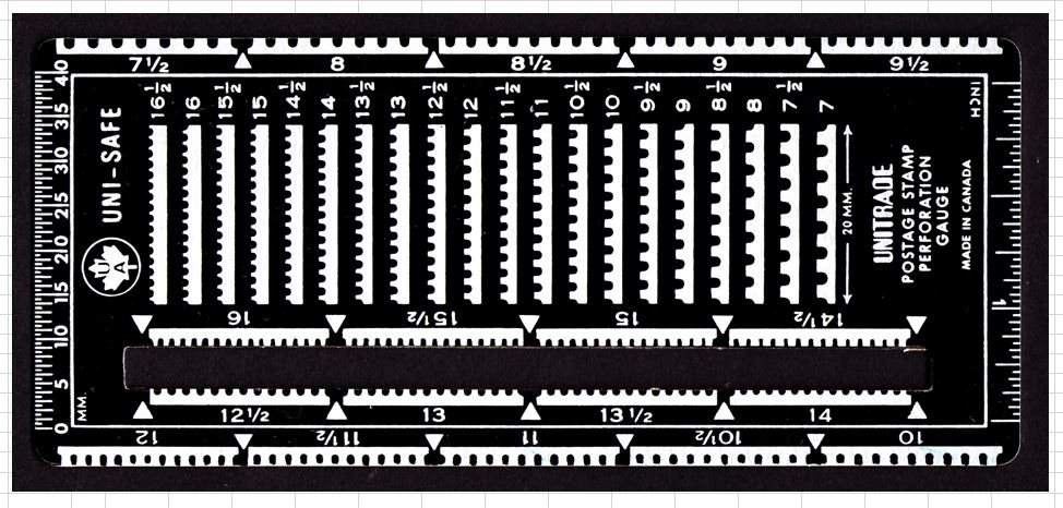 How accurate (or inaccurate) are traditional stamp perforation gauge ...